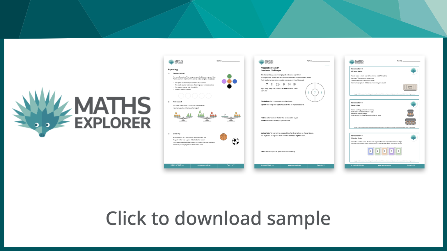 2025 Sample Activities - APSMO